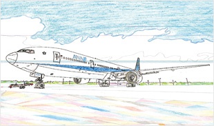 スタッフ体験塗り絵| ANAショッピング A-style